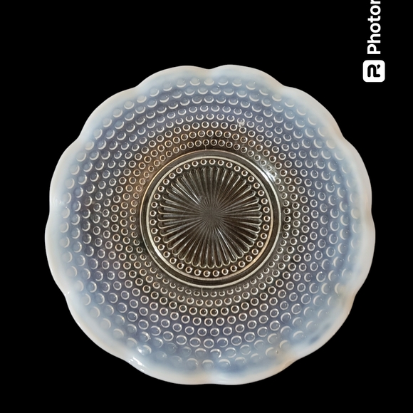 Vintage | Dining | Vintage Moonstone Hobnail Platter 5 | Poshmark